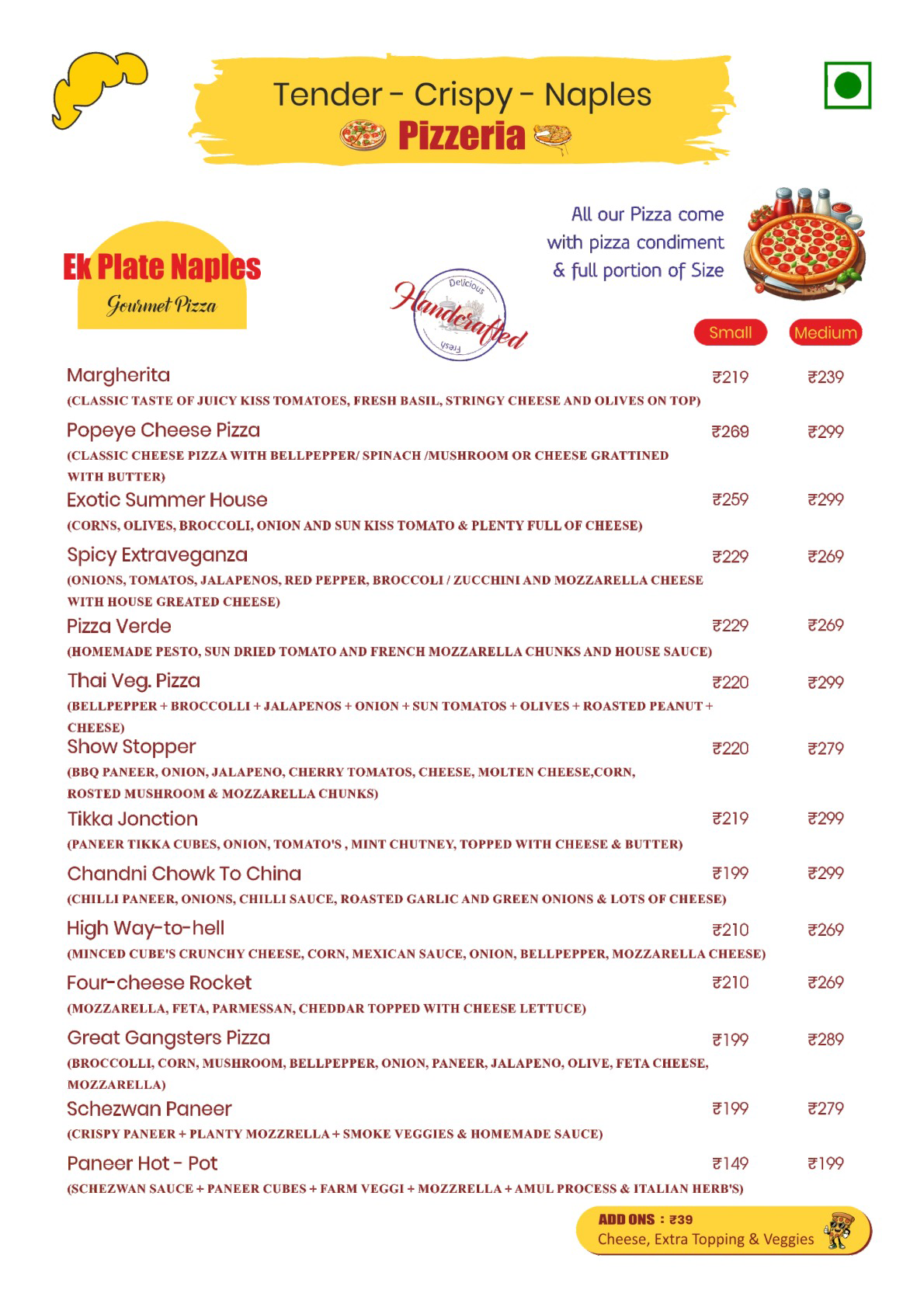 Menu Ek Plate Parcel Kitchen: We are passionate about serving delicious ...